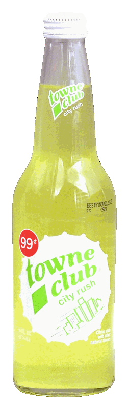towne club city rush citrus soda 12-pack 16-oz. glass bottles > 16 ...