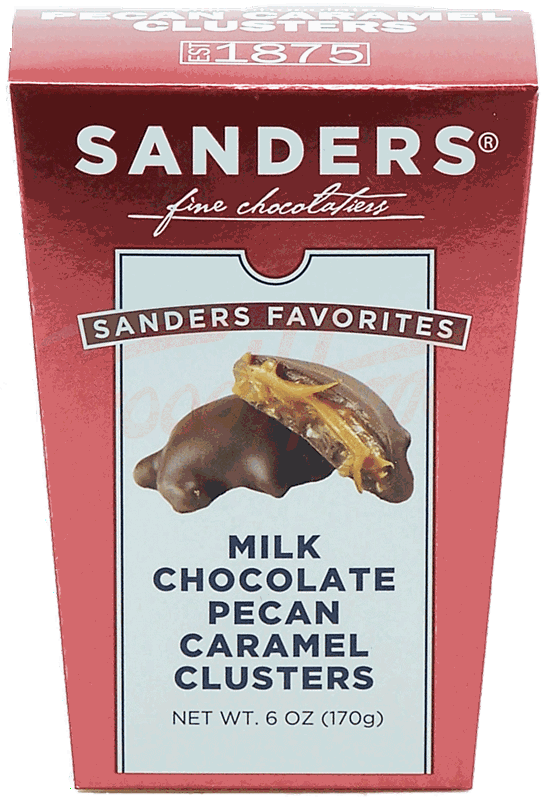 Sanders milk chocolate pecan caramel clusters > Candy > Sanders > The ... Sanders milk chocolate pecan caramel clusters > Candy > Sanders > The ...
