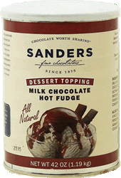 Milk Chocolate Hot Fudge Dessert Topping > Ice Cream Toppings > Sanders ...